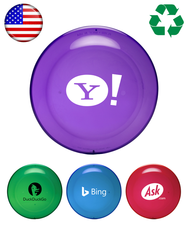 USA Made - Frisbee - 9 inch Round Flying Disc - Frosted Colors - 746F ...