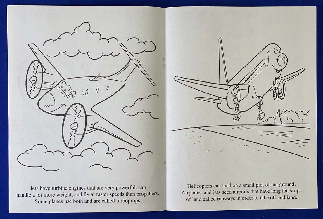 COLORING BOOK - Aviation Adventures Coloring & Activity Book - 0572 ...