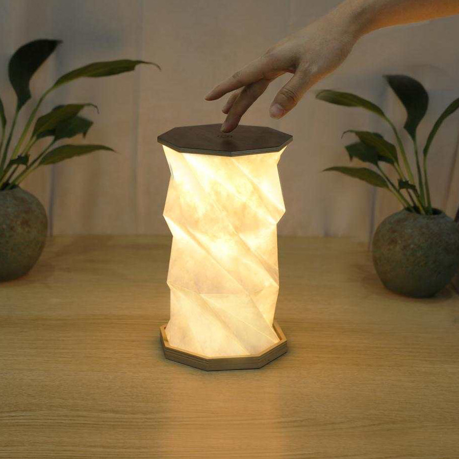 Unique Foldable Paper Lamp With Built In Rechargeable Battery - LL ...