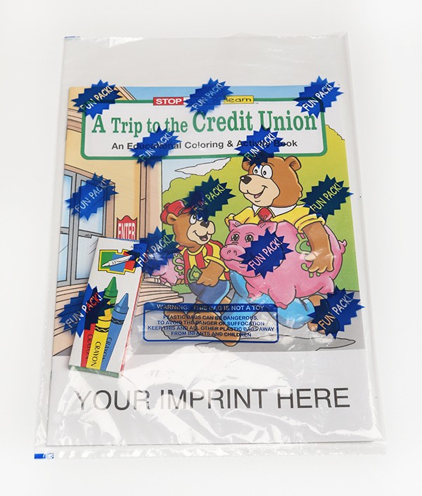 COLORING SET - A Trip to the Credit Union Coloring Book Fun Pack - 0600 ...