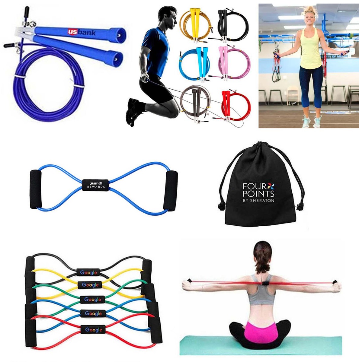 Kidder iBank® Fitness Resistance Band + Jump Rope - BJS203 | VG ...