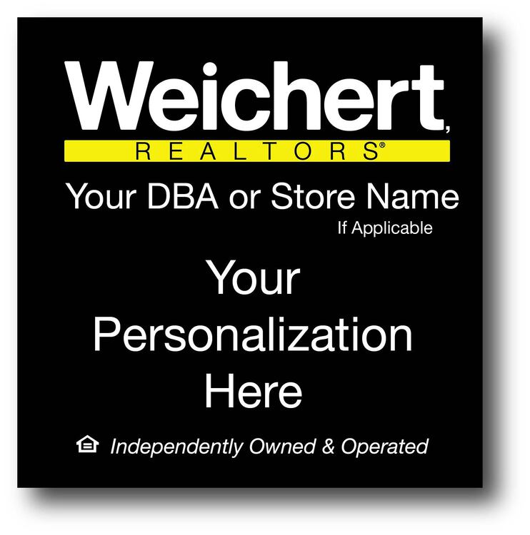 3" x 3" Premium Square Gloss Stickers - W153 | Weichert