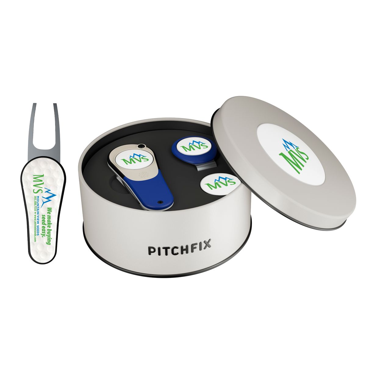 Pitchfix XL 2.5 Golf Divot Tool Deluxe Gift Set w/ Hat Clip ...