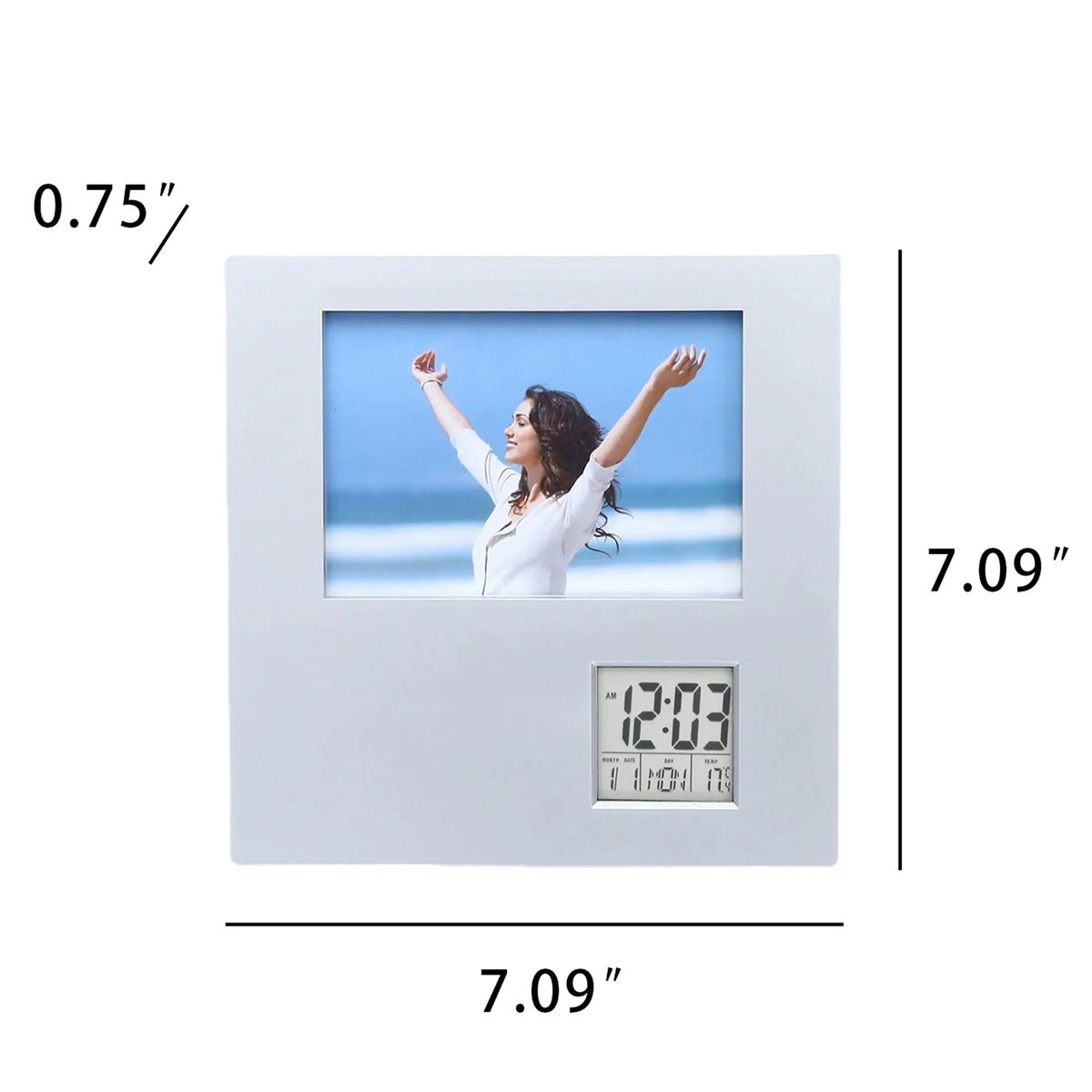 Dual Position Clock & Frame | Main Street Promos