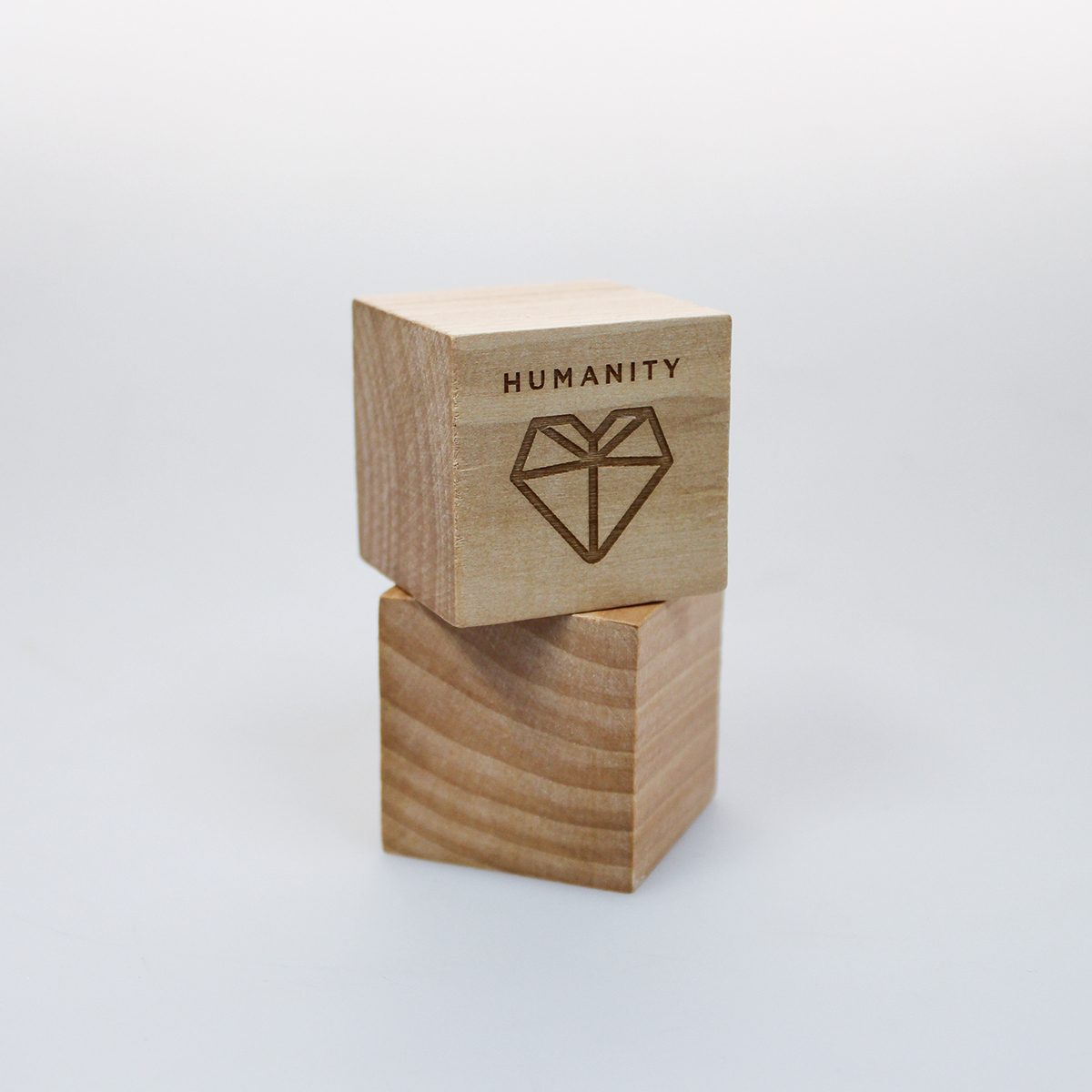 Wood Message Cube - 1304-175 | Solid Dimensions