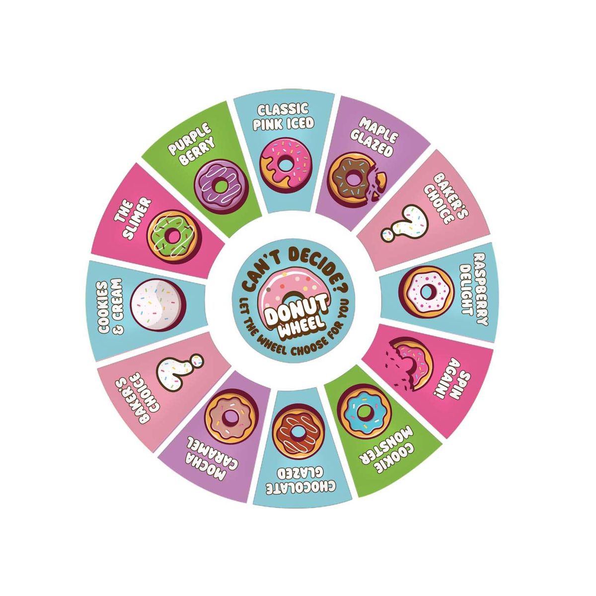 Spin 'N Win Prize Wheel Replacement Graphic Inserts Kit - 191099 ...