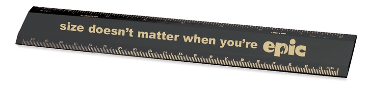 8" Desk Ruler - 1108 | Alumicolor