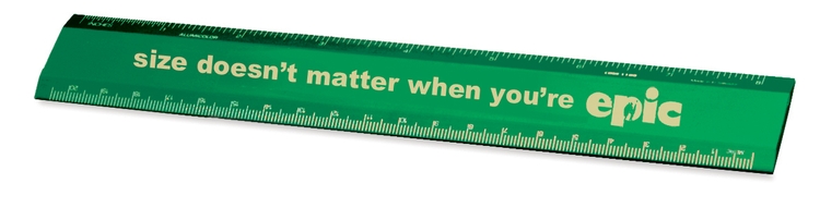 8" Desk Ruler - 1108 | Alumicolor
