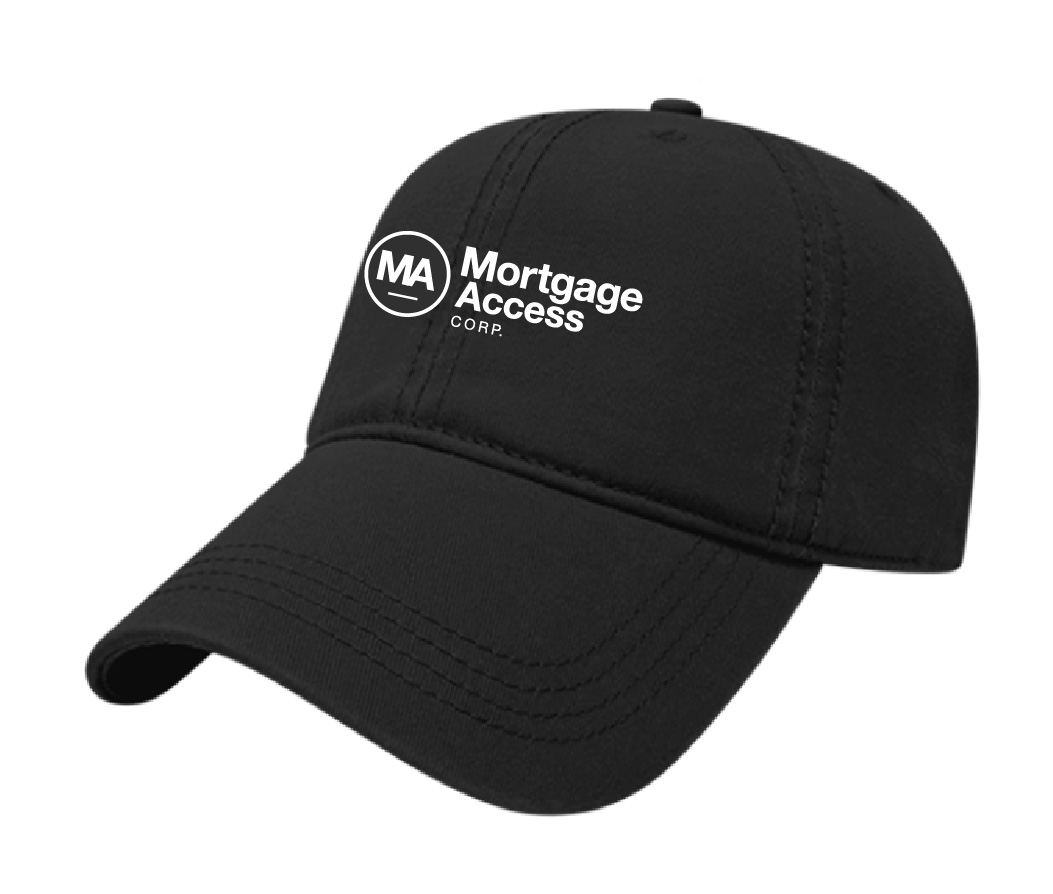 Yellow or Black Relaxed Golf Cap Embroidered - W174 | Weichert