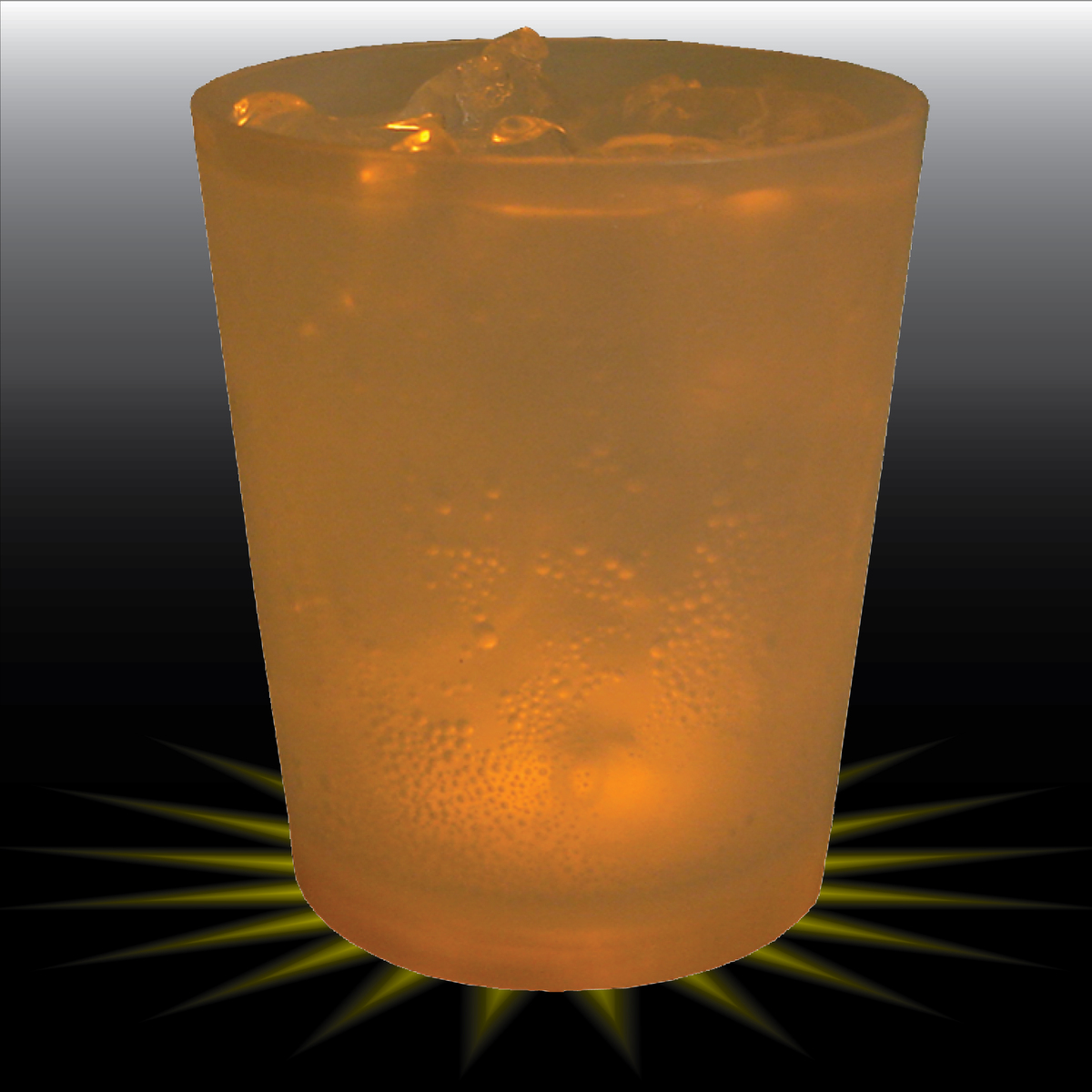 12oz Single Light Plastic Rocks Cup - BC12 | HOWW Promotional Products