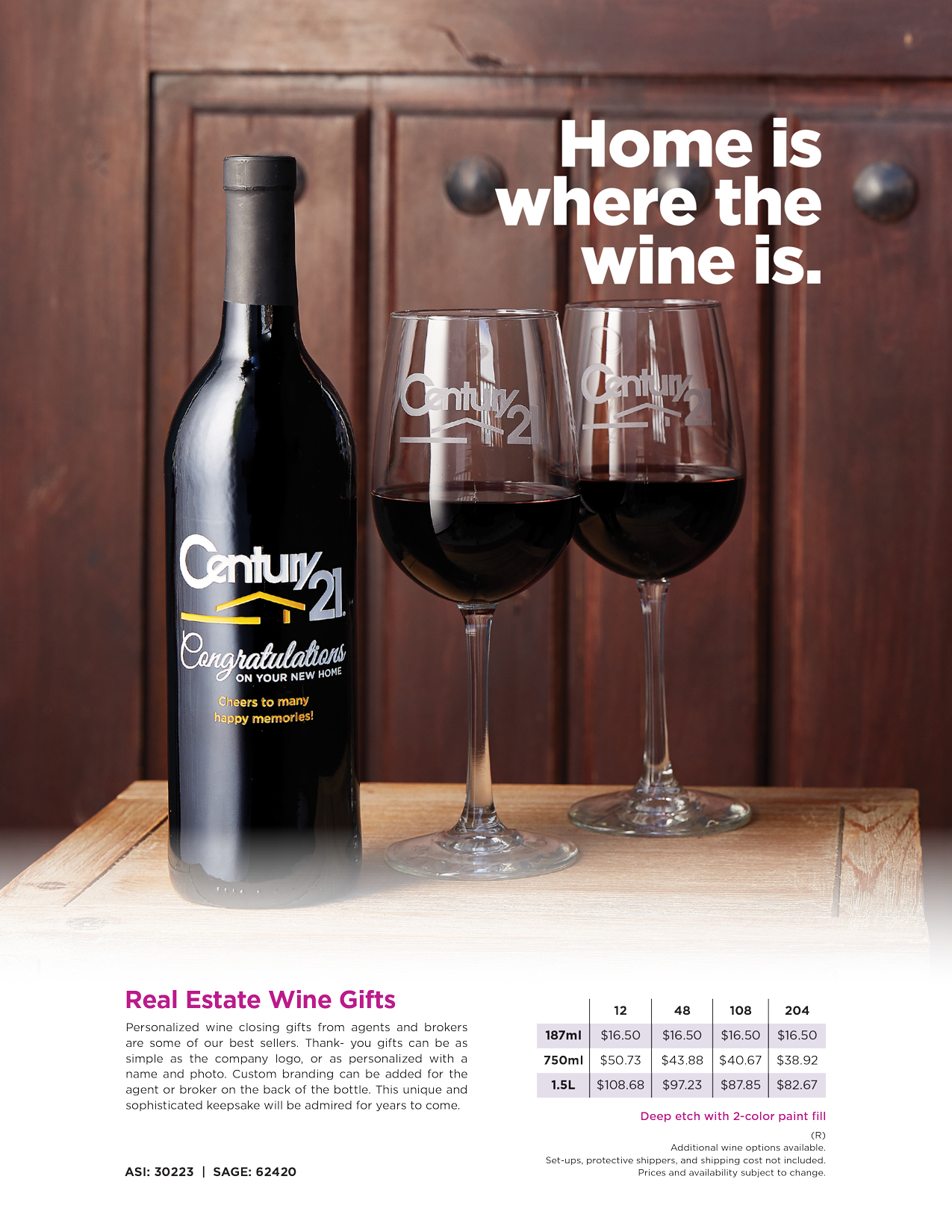 Marketing Flyers | A+ Wine Designs