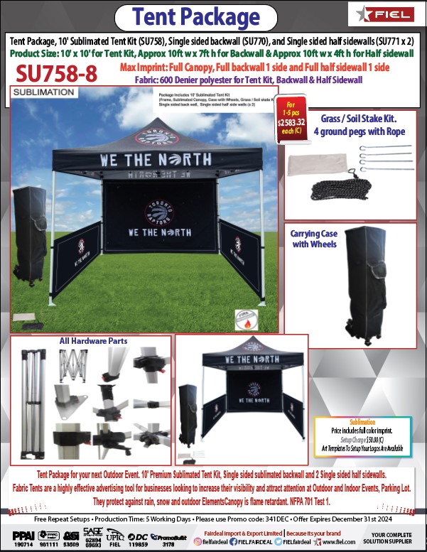 Specials for 10' Tents and Accessories | FIEL