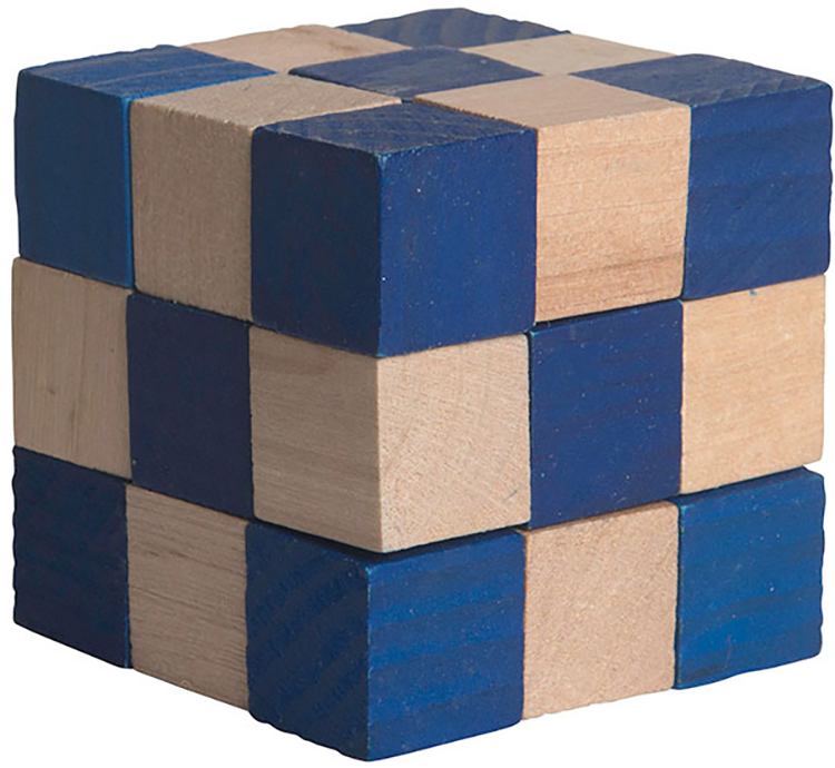 Wooden Elastic Cube Puzzle - 24101 | ALPI