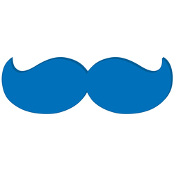 Foam Mustache - Large - MOU502 | Foamworx US