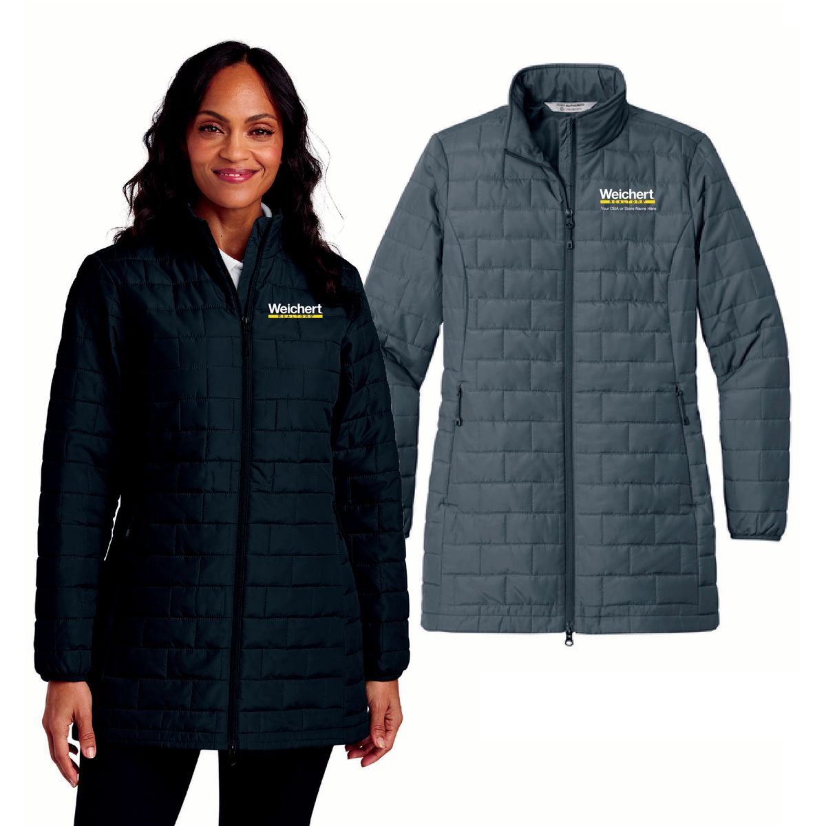 Ladies Midweight Brick Coat - W165L | Weichert