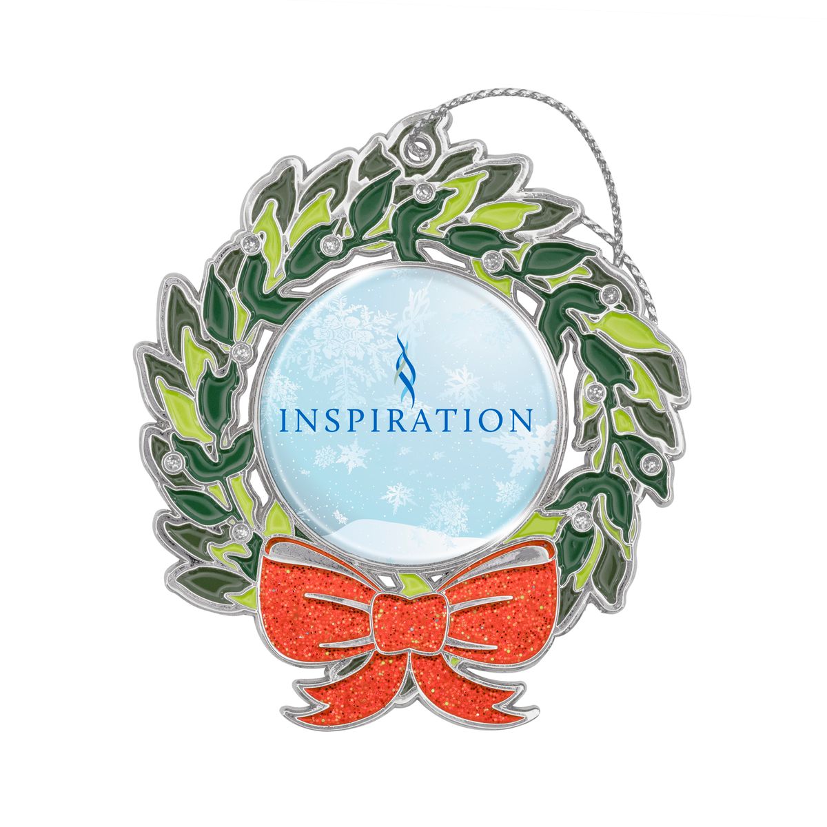 Glitter Wreath Holiday Ornament - ORNWR | EMT