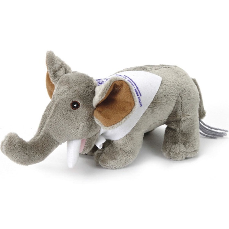 9" Realistic Stuffed Animal- Real Elephant - 9"RealElephant | Curto Toy