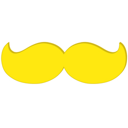 Foam Mustache - Large - MOU502 | Foamworx US