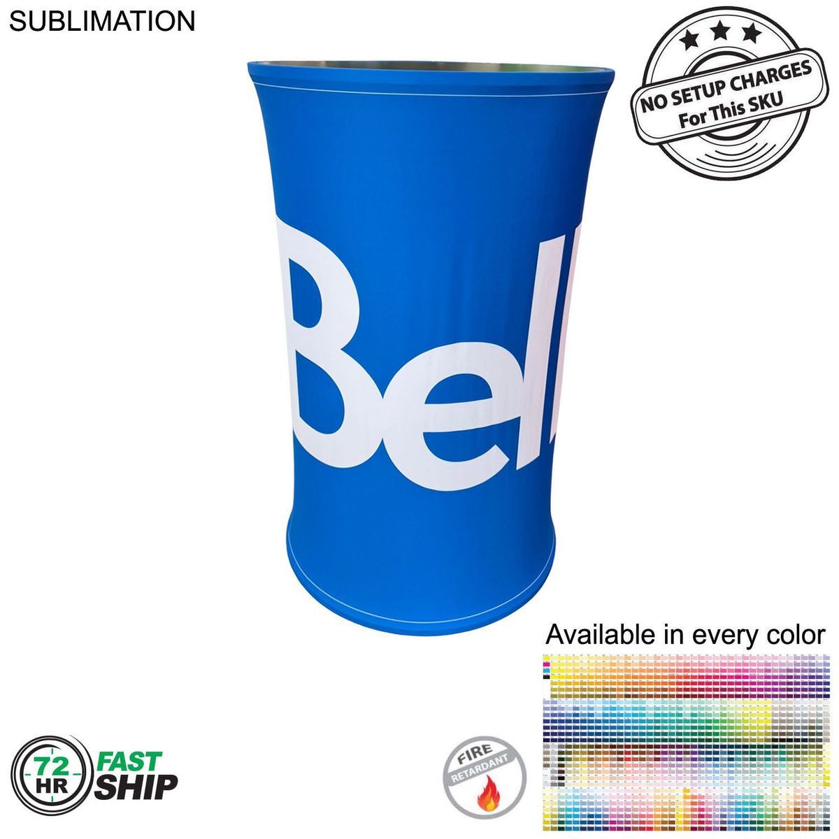 72Hr Fast Ship - Round SEG Counter Kit with Sublimated Cover, NO SETUP ...