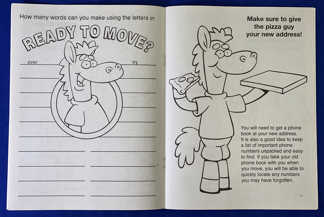 COLORING BOOK - When I Move Coloring & Activity Book - 0466 | Coloring ...