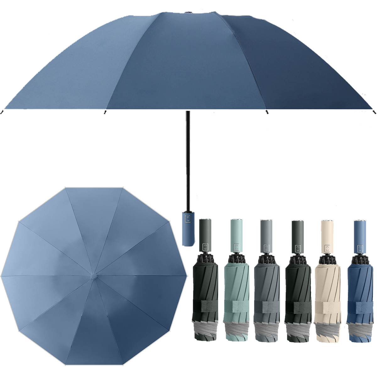 Large Windproof Travel Folding Umbrella - DPPYMR0033 | Michael Coscia Promo