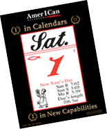 Year View Wall Calendar - A101 | American Calendar