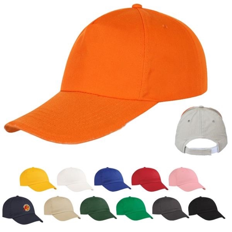 5 Panel Cotton Baseball Cap - WTK7370 | Picture Plus Promo