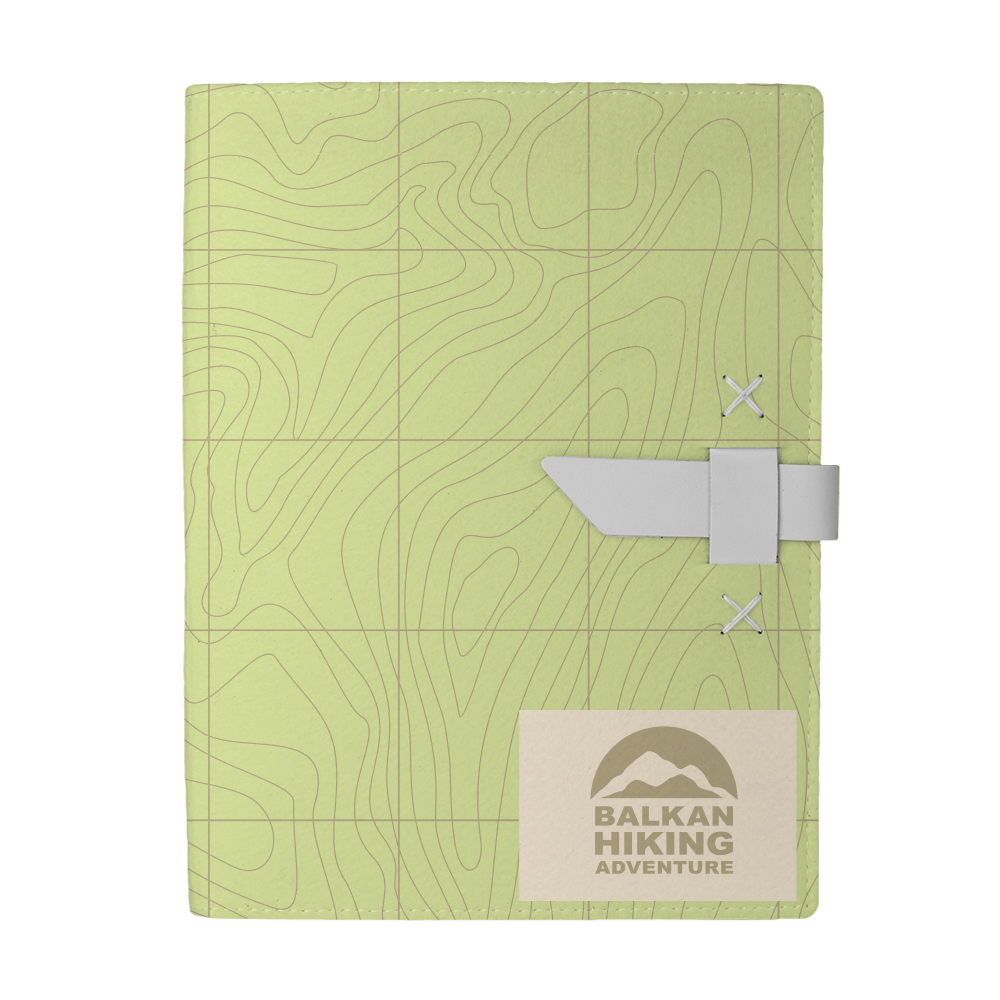 Hubbard Recycled Dye-Sublimated Felt Padfolio - THUBBARD | Weldon Acres ...