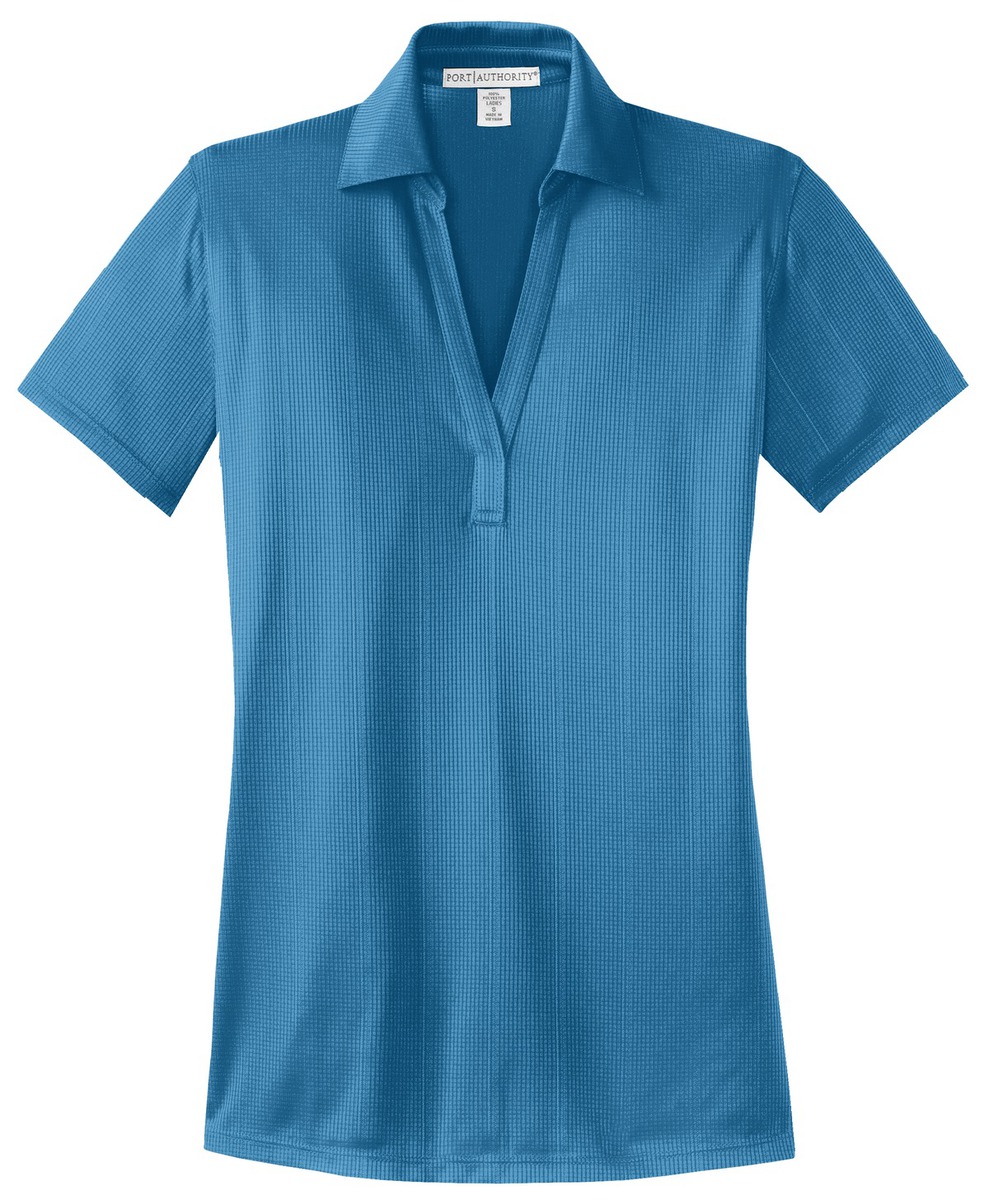 Port Authority Ladies Performance Fine Jacquard Polo. L528 - L528 ...