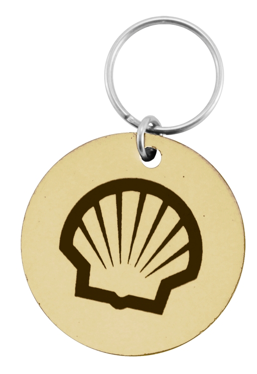 Large Round Aluminum Key Tag - 6850 | Alumicolor