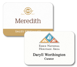 The Ares full color name badge 2"x3" - ARES3S | Vault Promotions