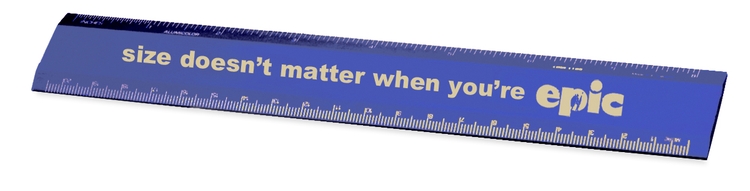 8" Desk Ruler - 1108 | Alumicolor