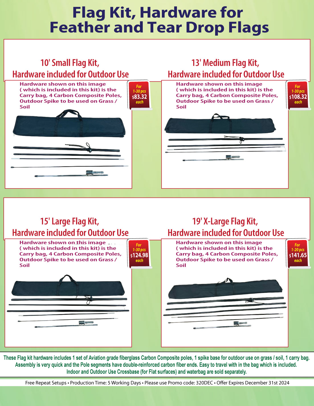 Specials For Flag Kits | FIEL