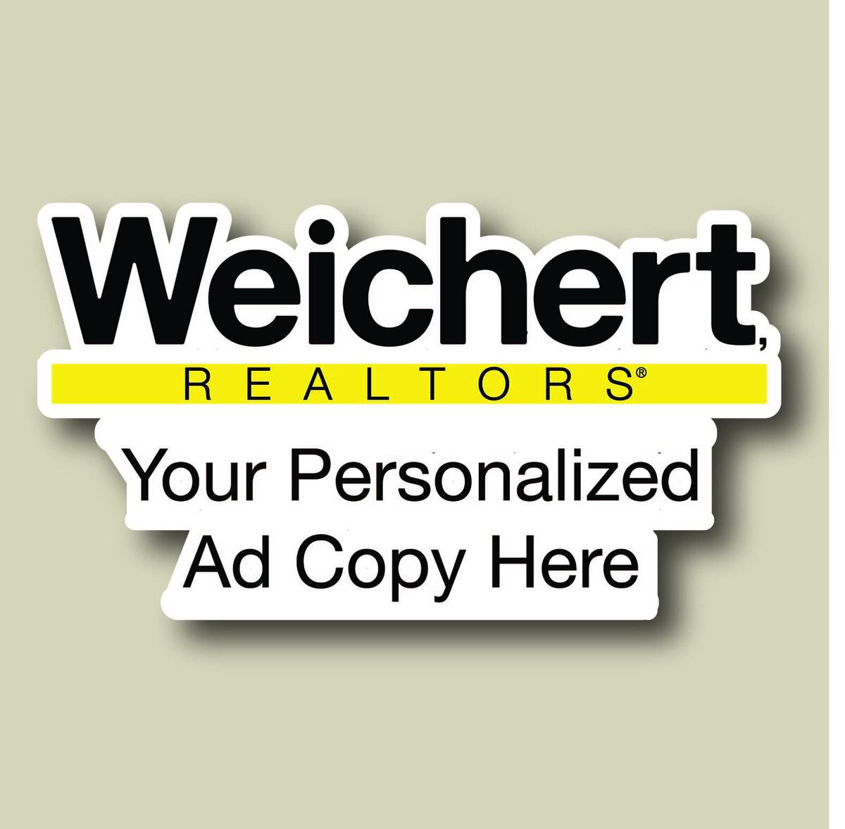 3" x 3" Premium Die Cut Gloss Stickers - W152 | Weichert
