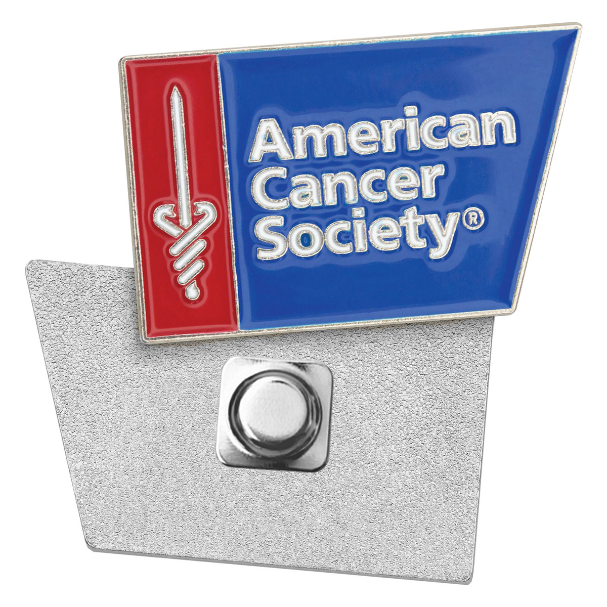 Lapel Pin Die Struck Soft Enamel w/ Magnet Backing (1-1/4") - ISEM | EMT