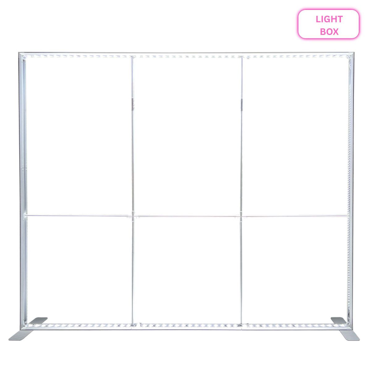 Hardware only for Backlit LED Light Box SEG Floor Display WALL Kit, 10 ...