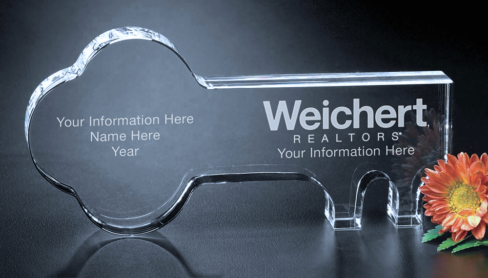 Crystal Key Award - W243 | Weichert