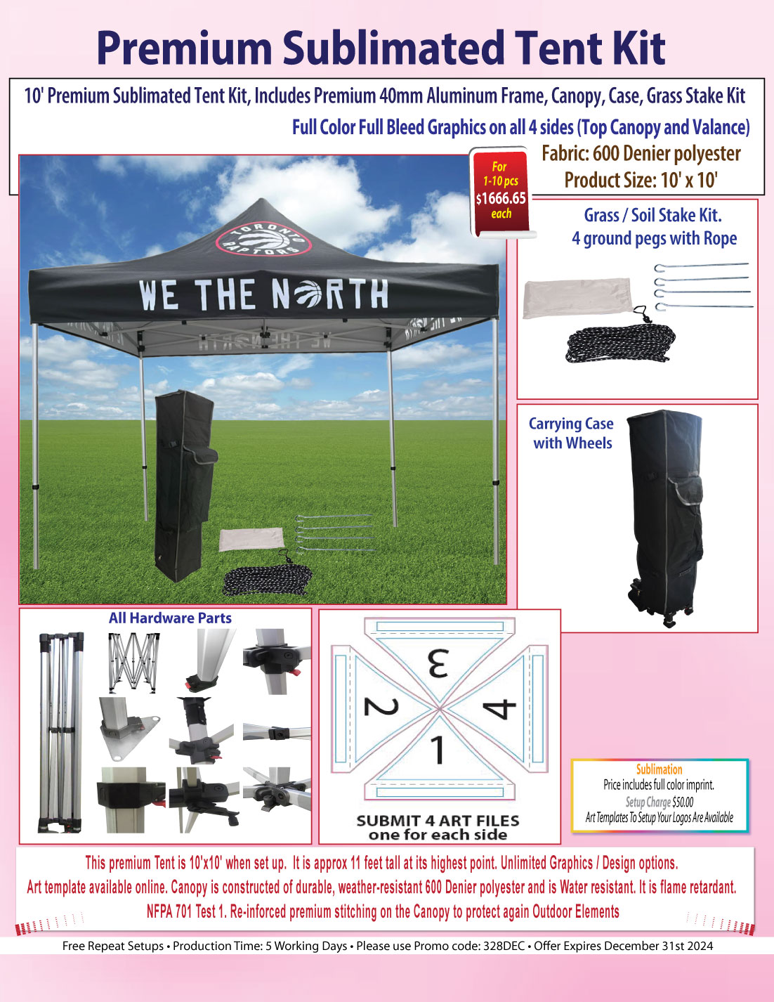 Specials for 10' Tents and Accessories | FIEL