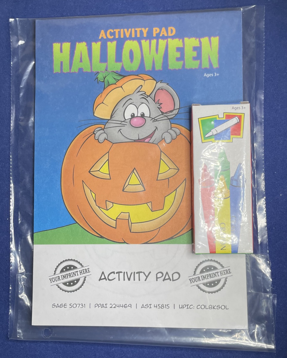 ACTIVITY PAD SET - Halloween Activity Pad Fun Pack - 0495-FP | Coloring ...