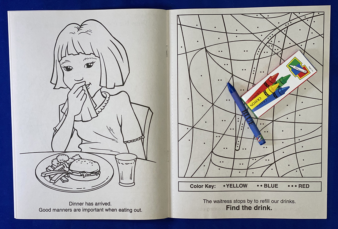 COLORING SET - Let's Go Eat Out Coloring Book Fun Pack - 0577-FP ...