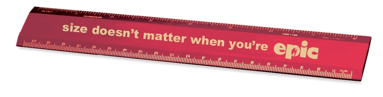 8" Desk Ruler - 1108 | Alumicolor