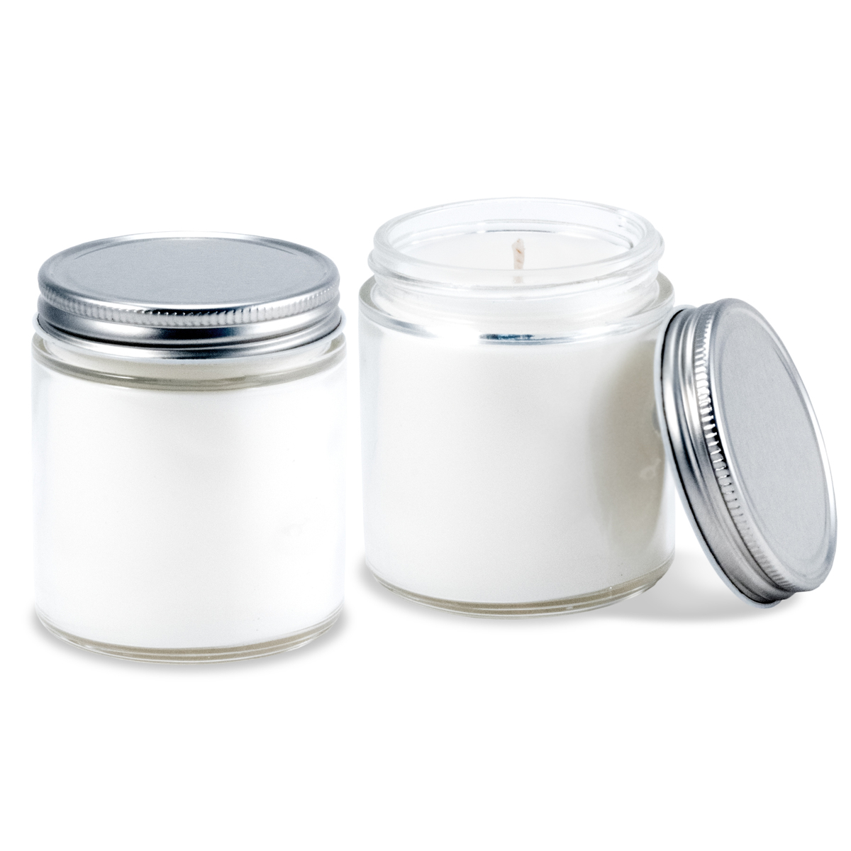 4 oz. Clear Apothecary Jar Candle with Lid - candle-4c-jar | Bath ...