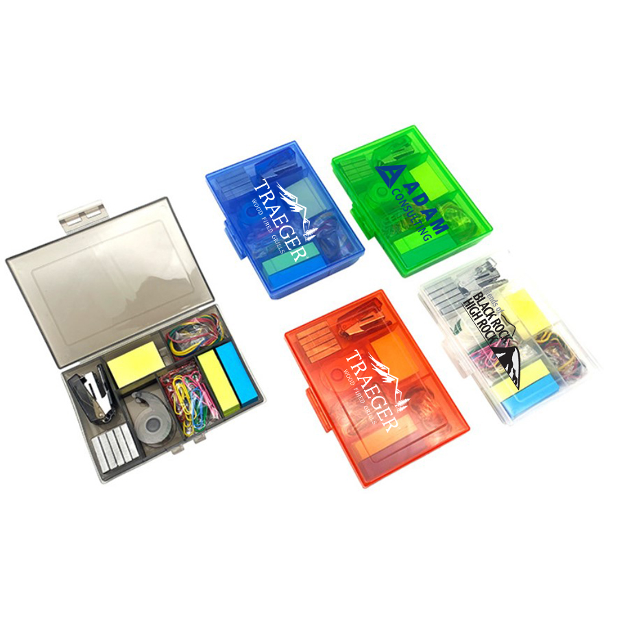 Back To School / Office Kit With Stapler, Staples, Sticky Notes, Rubber ...