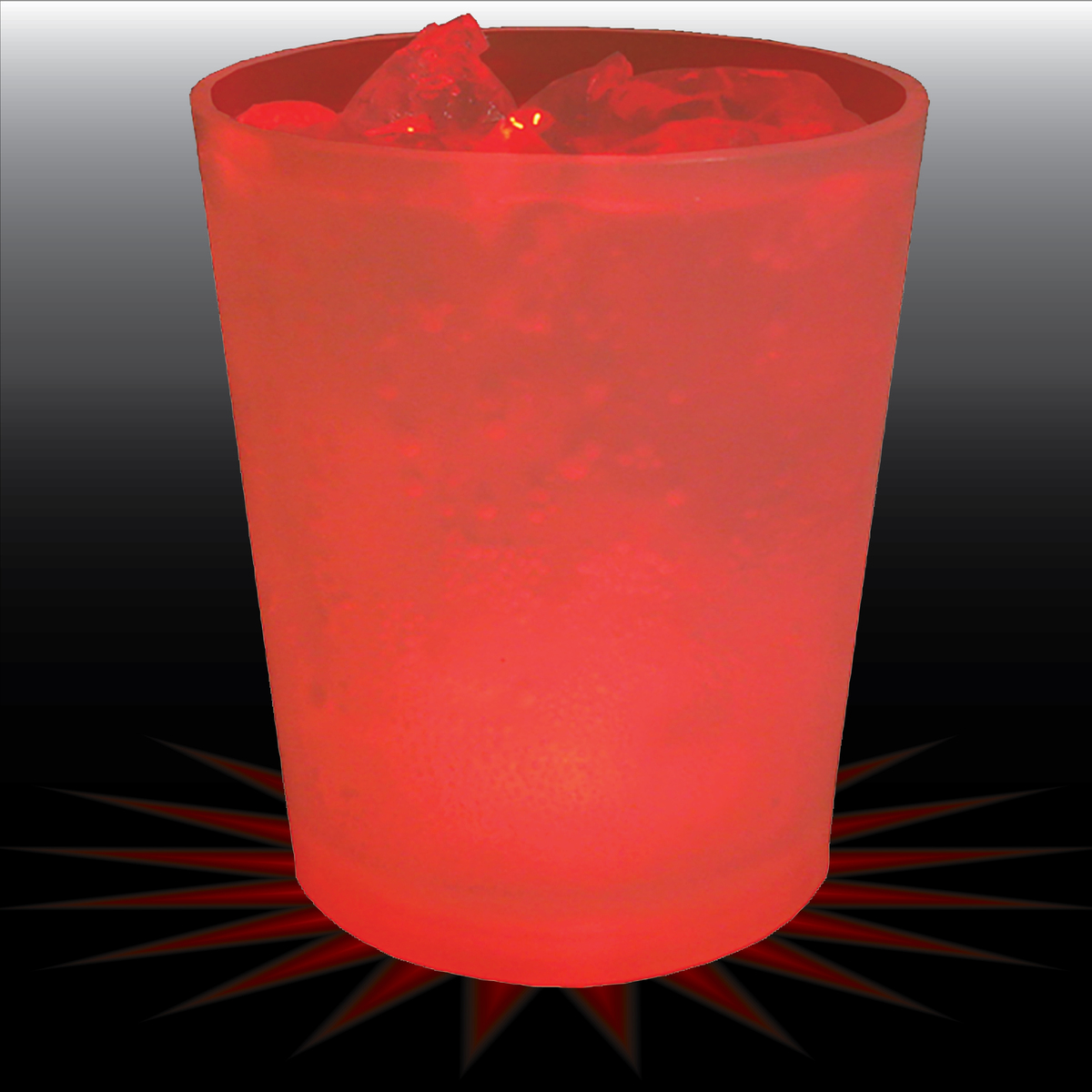 12oz Single Light Plastic Rocks Cup - BC12 | HOWW Promotional Products