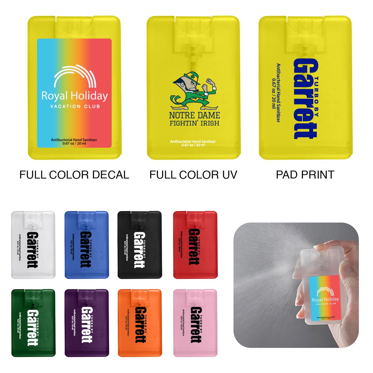 Sanitizer Card - SAN120 | Linda Carrow