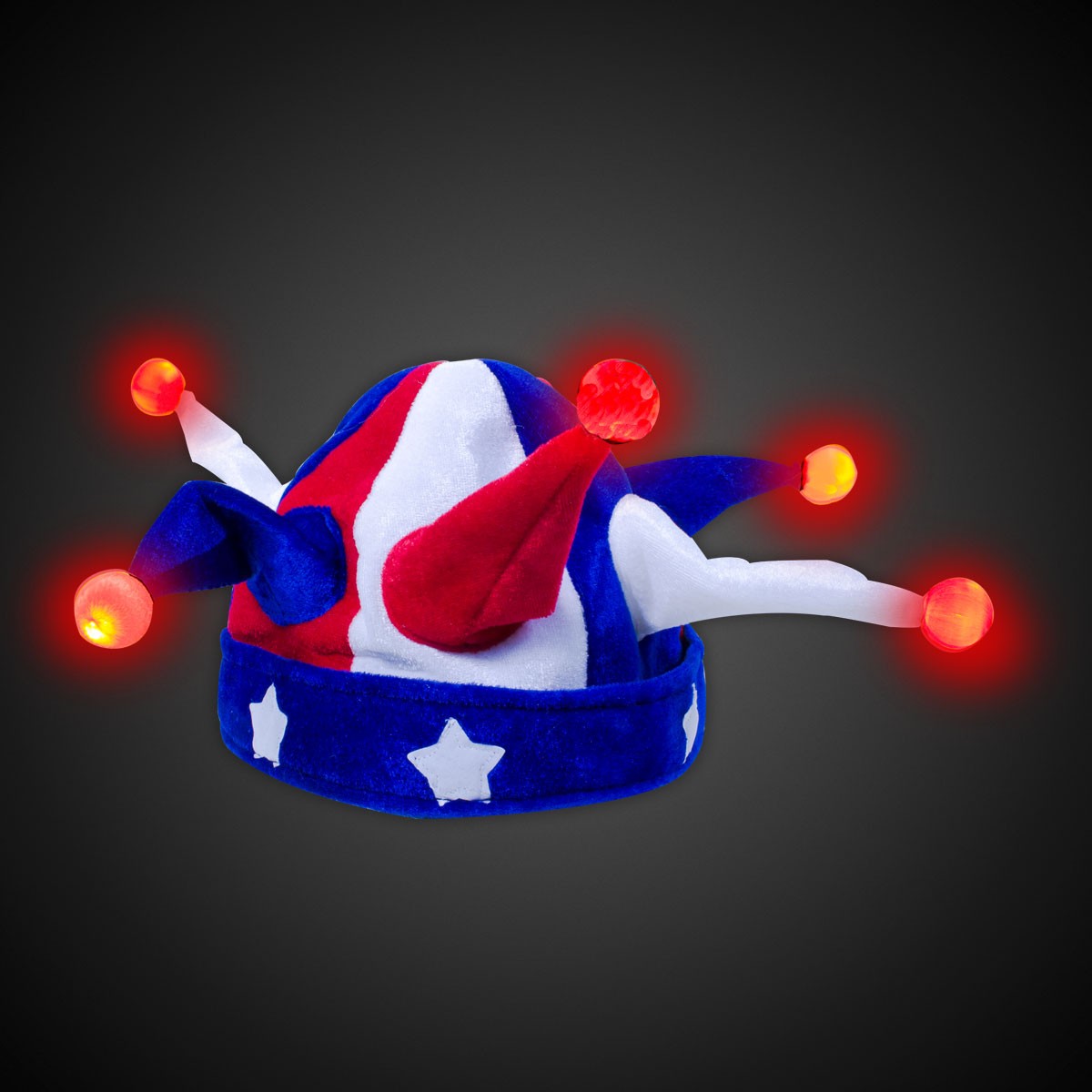 USA Jester LED Light Up Hat HAT034 BigPromotions