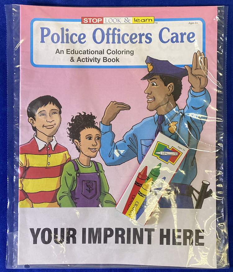 coloring book police