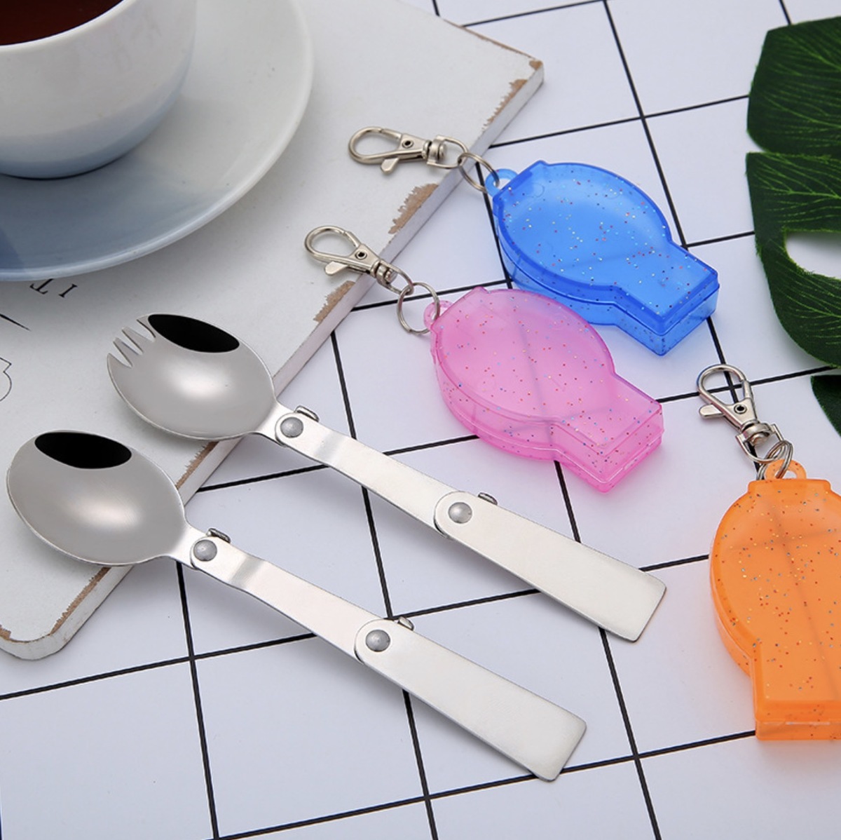 Folding Spoon With Case - SM00287 | Souvenir Matters
