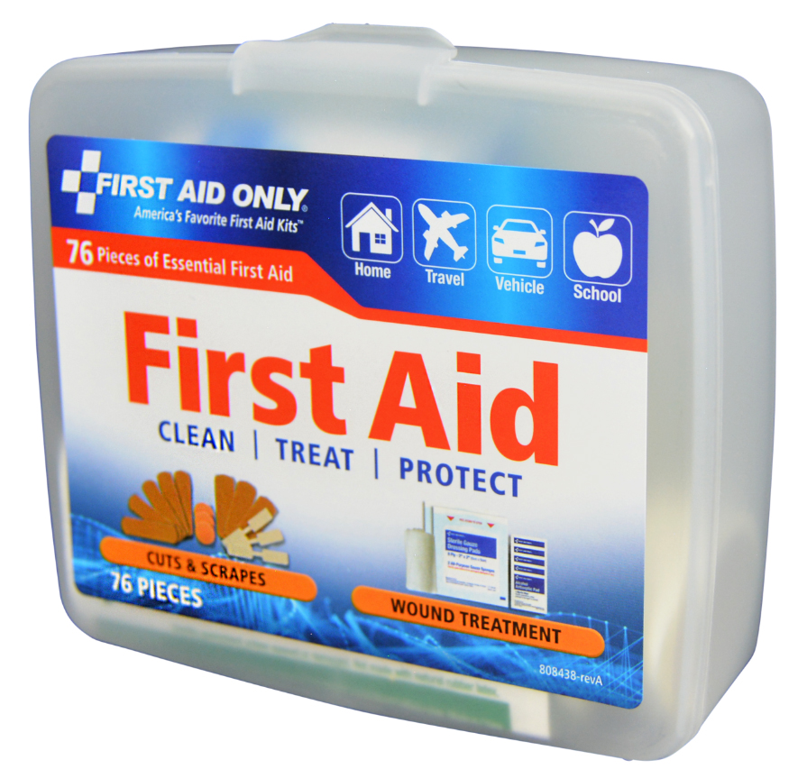 Clean and Protect 76pc First Aid Kit - F225 | Safety Made