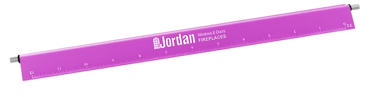 12" Select-A-Scale (TM) Architect Drafting Ruler - 7512 | Alumicolor